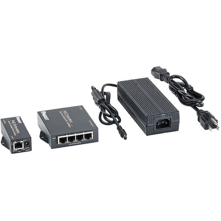 Panduit PoE Extenders Kit, Includes 1 port Transmitter and 4 port ...