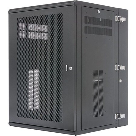 Panduit PanZone Wall Mount Cabinet with Perforated Front Door, 18 RU ...