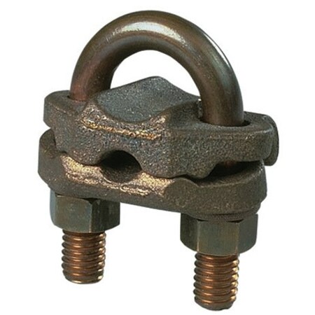 Panduit GROUNDING CLAMP U-BOLT BRONZE2/0-250 MCM .365-.575 WIRE, PK 25 ...