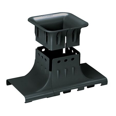 Panduit FIBERRUNNER 4X4 UP SPOUT, FITTING, ROHS FRUPS4X4BL | Zoro