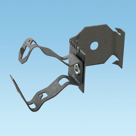 Panduit Stud wall Clip With 3/8" Snap-Close Conduit Clip P6MF | Zoro