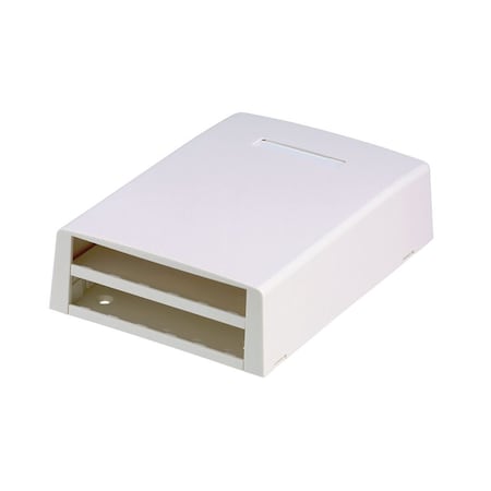 Panduit 12 PORT SURFACE MT BOX, UNLOADED, WHITE CBXF12WH-AY | Zoro