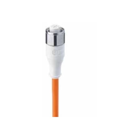 Lumberg Automation SINGLE END CORDSET M12 FEMALE, STRAIGHT 4 POLE ...
