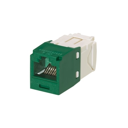 Panduit 1-PORT MOD JACK IDC 8W8P UTPT568A/B CAT6 IP5 MINI-COM, PK 24 ...