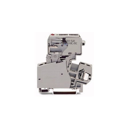 Wago TERMINAL BLOCK FUSED SPRING, LED 10MM 600V/10A/28-12AWG 281-623/ ...