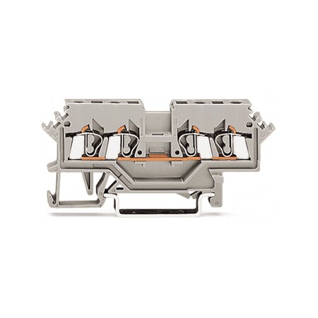 WAGO CORPORATION 4-CONDUCTOR THROUGH TERMINAL,BLOCK, (280-621) | Zoro