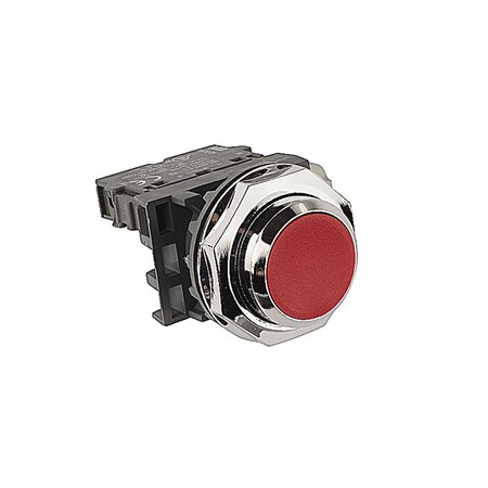 Abb PUSH BUTTON - MOMENTARY 30MM, FLUSH, RED, 1NC, MODULAR 527489 | Zoro