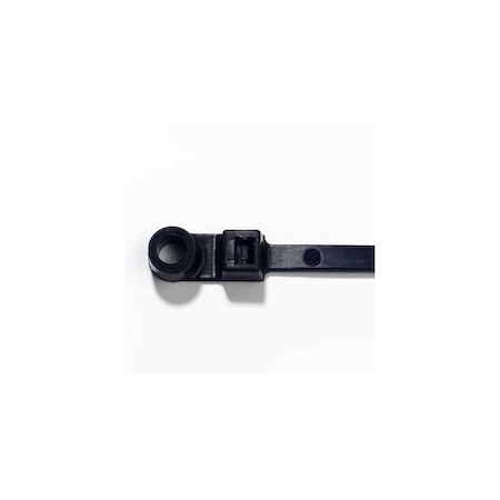 Abb CABLE TIE, 7", BLACK, MOUNTING, HEAD, BLACK, 100/PK, PK 100 L-7 ...