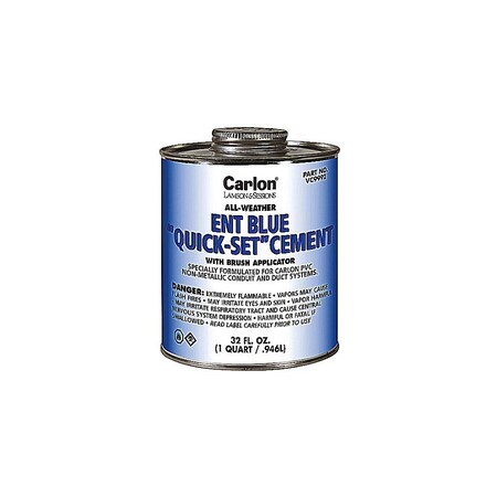 Abb ENT BLUE CEMENT W/BRUSH, QUART 313, VC9992 | Zoro