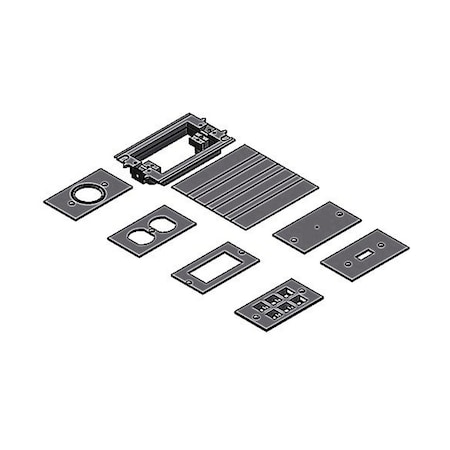 Abb Rectangular Floor Box Kit E976AK2 | Zoro