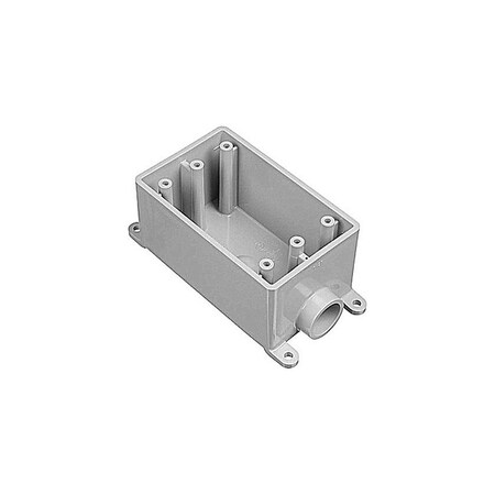Abb Electrical Junction Box, 18 cu. in., PVC E980DFN | Zoro