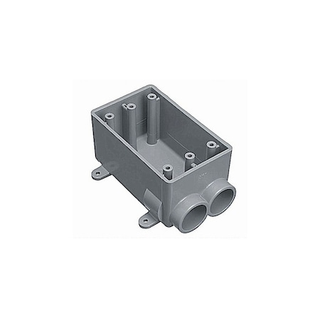 Abb Electrical Junction Box, 18 cu. in., PVC E982FFN-CTN | Zoro