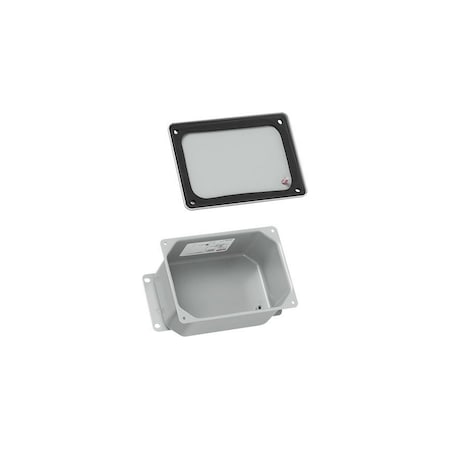 Nvent Hoffman Electrical Junction Box, Type 12 Dome Cover/Scr, 5.75X4X3 ...