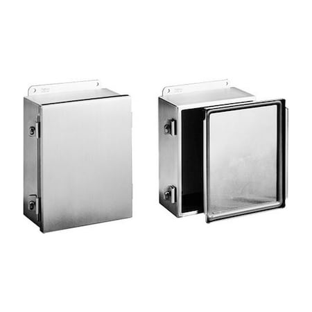 Nvent Hoffman Electrical Junction Box, Type 4X Clamp Cover, 4X4X3 ...