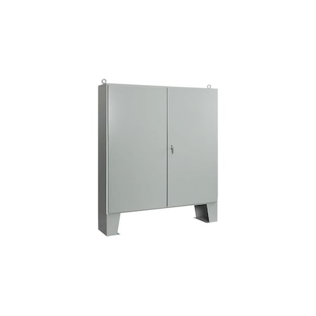 Nvent Hoffman 2-DOOR TYPE 12 ENCLOSURE, 60.06" X 48.06" X 12.06", FLOOR ...