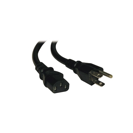 Tripp Lite UNIVERSAL COMPUTER POWER, CORD, 10A, 18AWG (NEMA 5-15P ...