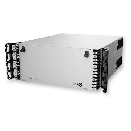 Corning 4U EDGE8 HOUSING 19" RACKMOUNT, UP TO 72 MODULES/PANELS, SILVER ...