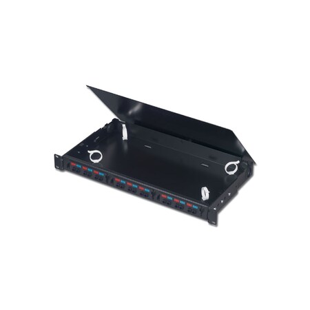 Siemon 6/72-F RACK-MT ENCLOSURE, 19" 1U EMPTY - ADD PANELS, FIXED TRAY ...