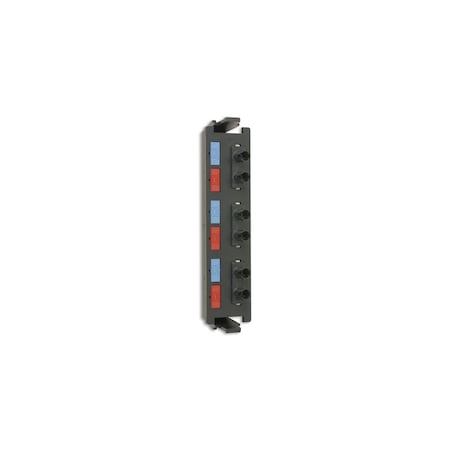 Siemon 6 PORT PANEL ST SM/MM LOADED, SM/MM USE WITH RIC ENCLOSURES ...