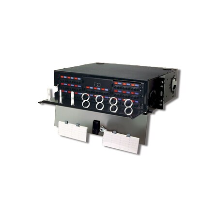 Siemon 48/96-F RACK-MT ENCLOSURE, 19" 3U EMPTY - ADD 8 PANELS, W/LOCK ...