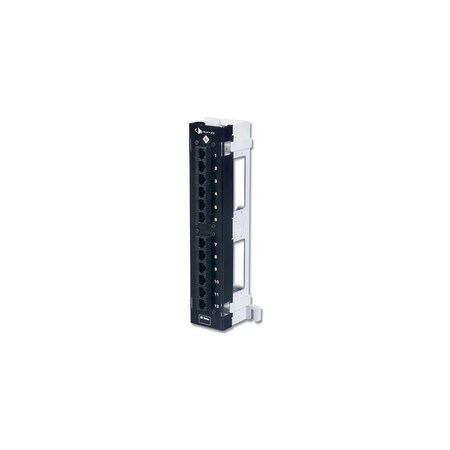 Siemon 12-PORT PANEL 110-MOD 8W8P, T568A/B CAT6 HD6 MOUNTED, ON S89D ...