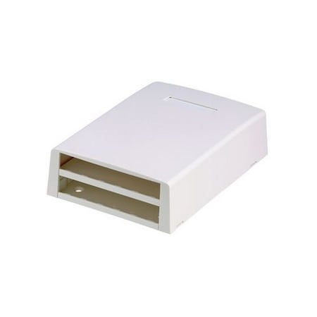 Panduit Electrical Surface Mount Box, 12, Port, Multimedia, Intl Gray ...