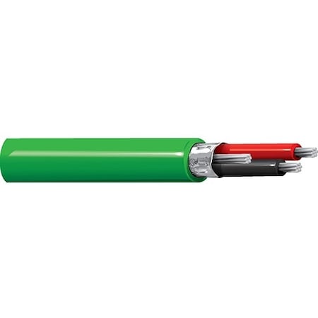Belden Multi-Conductor Cable, TNC, 22 AWG, 2 C, Red, PVDF, Stranded ...