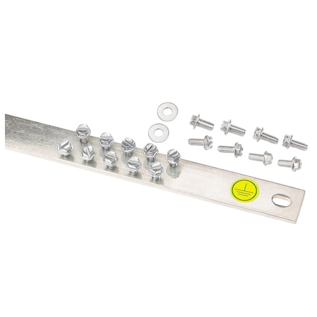 Panduit GROUNDING BUSBAR KIT, 19" LENGTH TIN PLATED, RGRB19U | Zoro