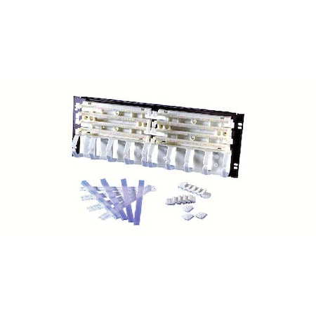 Ortronics 200 PR BLOCK 110 W/O LEGS KIT, CAT5E RACK PANEL TROUGHS ...