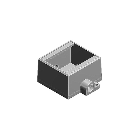 Abb Cast Electrical Device Box, 2-Gang, Standards: UL E2969 FDC12-TB | Zoro