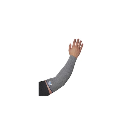 Pip SPUN DYNEEMA SLEEVE, 18-INCHLENGTH KNIT CUFF, GRAY, ANSI2, PK 144 ...