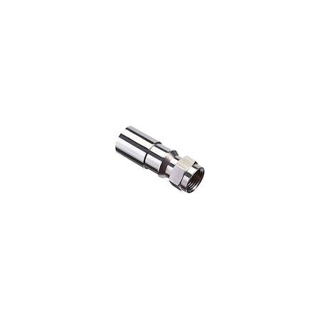 Ideal RG6 COMPRESSION F CONNECTOR, 100/JAR, PK 100 92-656 | Zoro