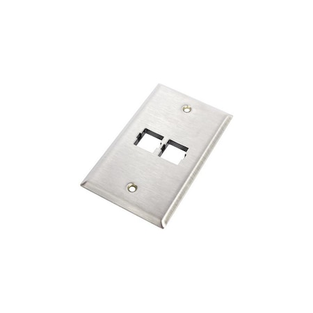 Commscope 2-PORT FLUSH MT UNLOADED, SGL GANG M-SERIES, 108615188 ST ...