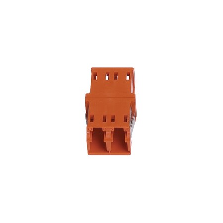 Commscope LC DUPLEX KEYED ADAPTER, ORANG, E, SINGLE PACK, KFA-LC02-KOR ...