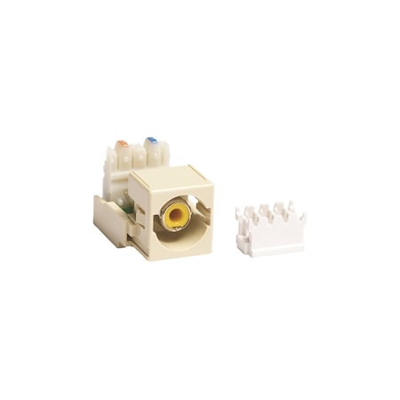 Commscope RCA TO 110 ADAPTER IVORY HOUSE, YELLOW CONNECTOR, 760005348 ...