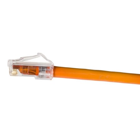Commscope CBL ASSY MOD 24-4PR SOLID, CAT6 PLENUM SGL END 45' ORANGE ...