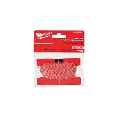 Milwaukee Tool 100 Ft. Bold Line Replacement Chalk Line 48-22-3989 | Zoro