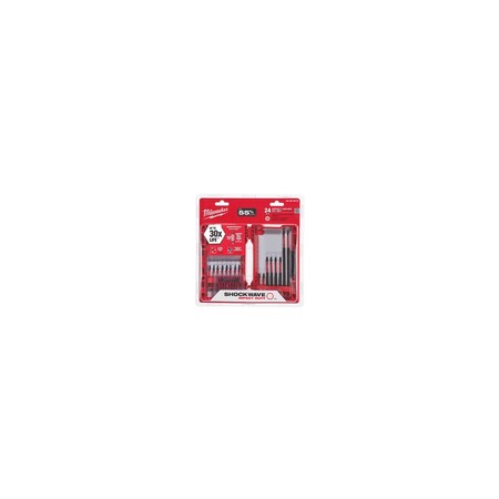 Milwaukee Tool SHOCKWAVE 24-PIECE IMPACT, DRILL AND DRIVE SET (5 PACK ...