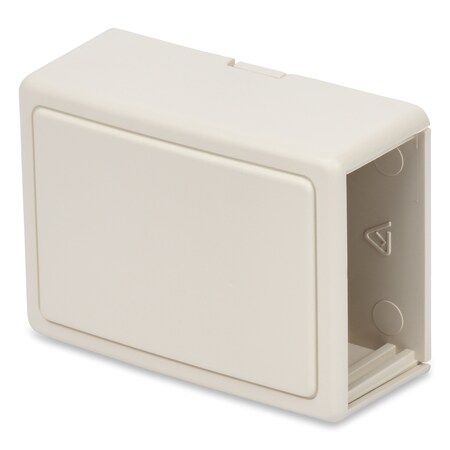 Belden 2 PORT SURFACE MOUNT BOX, IVORY, AX102590 AX102590 | Zoro