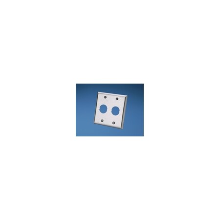 Panduit INDUSTRIALNET STAINLESS, STEEL FACEPLATE, DOUBLE GANG, ROHS ...