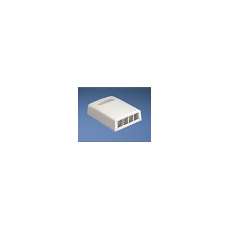 Panduit Electrical Box, Mounting Box Type, 1 Gang, ABS NK4BXWH-AY | Zoro