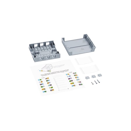 Commscope 6-PORT SURFACE MT UNLOADED, ICONABLE M-SERIES, 107431553 GRAY ...