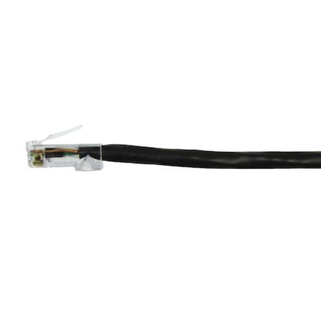 Compulink CBL ASSY MOD D/E 24-4PR, STRANDED CAT6 568A/B 3 FT, BLACK ...