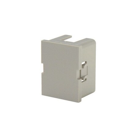 Ortronics BLANK INSERT MODULE, TRACKJACK 1 PK = 10 EA, WIREMOLD GRAY ...