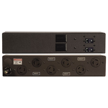 Geist 19" RACKMOUNT POWER STRIP, 6-OUTLET, 30 AMP, 250V, 20 AMP 2XPR060 ...