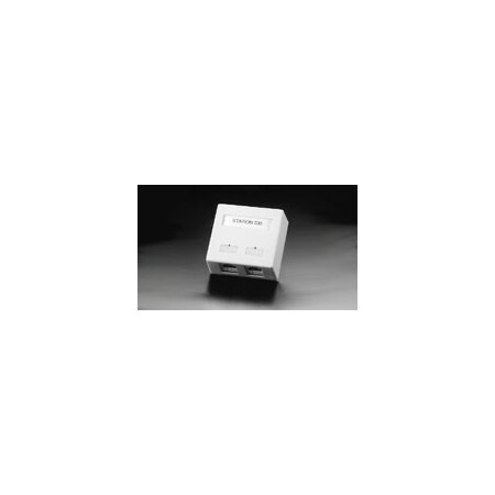 Commscope 2-PORT SURFACE MT UNLOADED, ICONABLE, WHITE, 66441222-01 ...