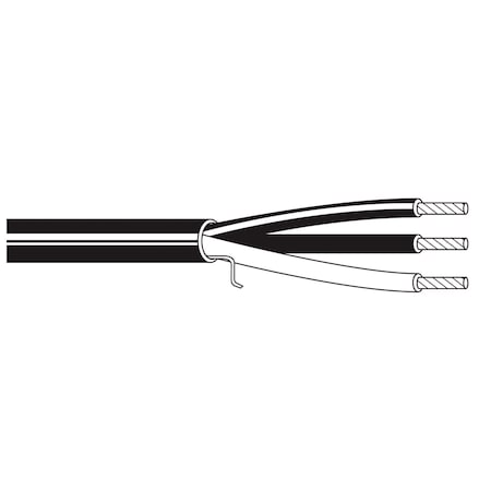 Belden 22-3C STR BC FRPVC, FRPVC JKT NAT CMP 75C, 1000' REEL, 1000FT ...