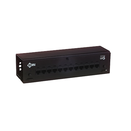 Belden 12-PORT PATCH BOX BIX-MOD 8W8P, T568A/B 5E PS5E W/HINGED COVER ...