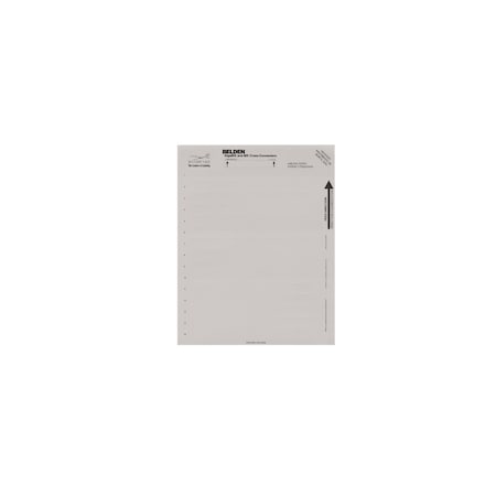Belden LABELS FOR BIX/GBIX LABELFLEX15 LABELS/SHEET POLYESTER, PK 5 ...