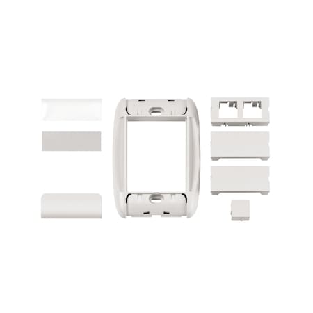 Belden 2PORT MEDIAFLEX FACEPLATE KIT, SG W/PLATE INSERT LABEL BLANK ...